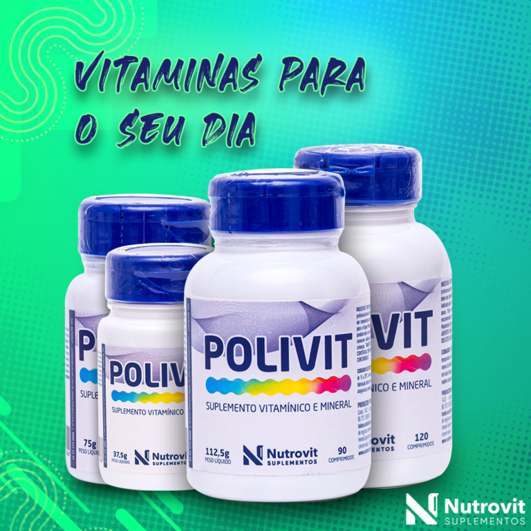 Polivitamínico Polivit para suplementar seu organismo - Nutrovit
